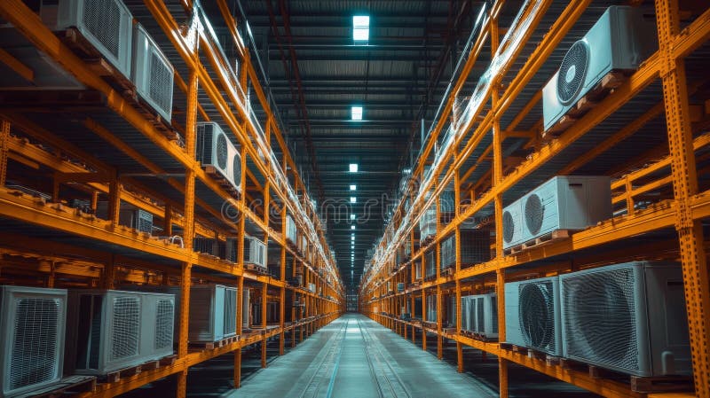 Industrial Warehouse Storage Facilities are Often Fitted with Air ...