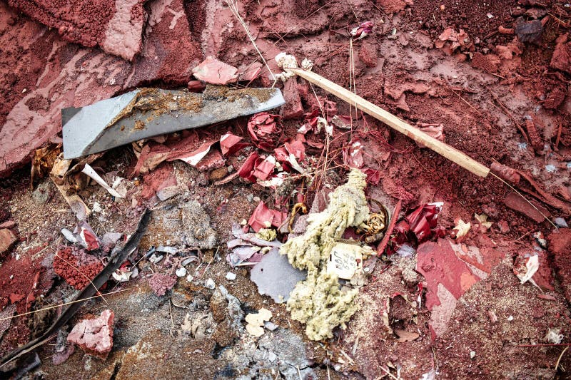 Industrial Waste and Paint Debris at a Manufacturing Facility ...