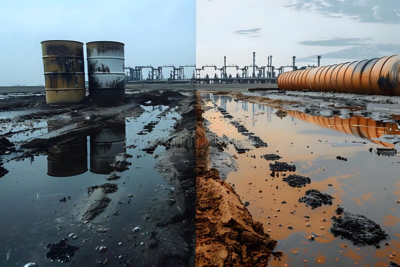 Industrial Wasteland: Pollution S Impact on the Environment, Revealing ...