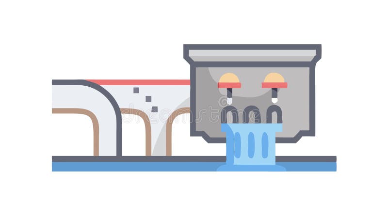 Industrial Water Pipeline System Vector, Vector Design Generative AI ...