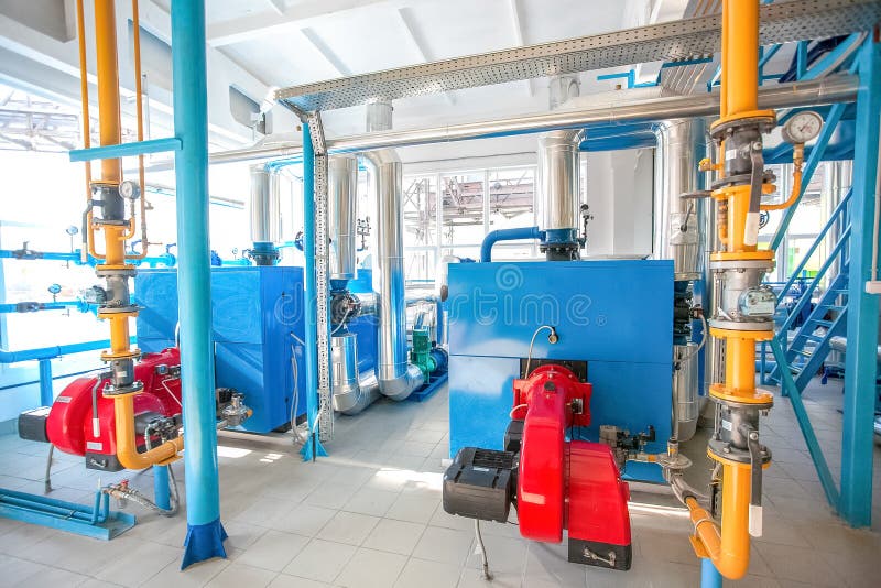 Industrial Water Pumping - at Factory Stock Image - Image of facility ...