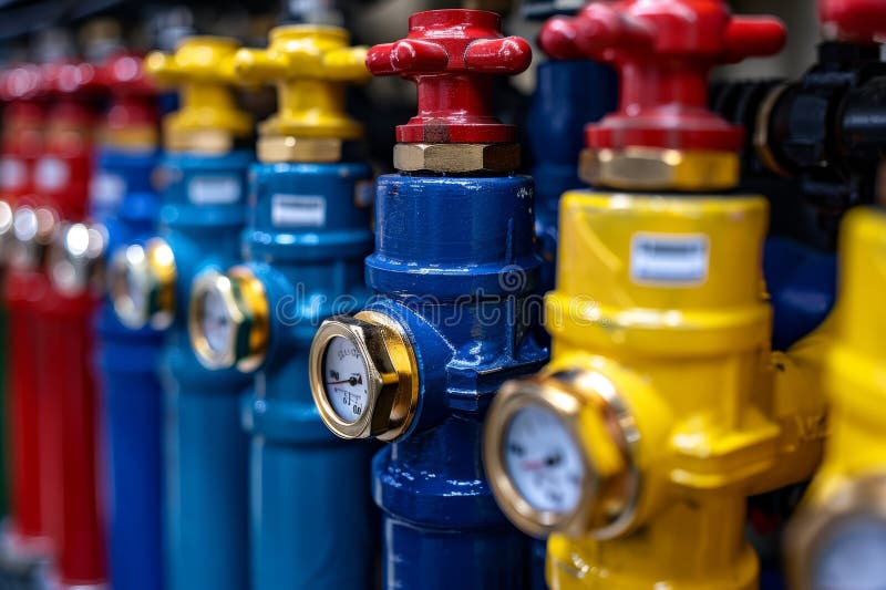 Industrial Water Sprinkler System with Pressure Control and Closing ...