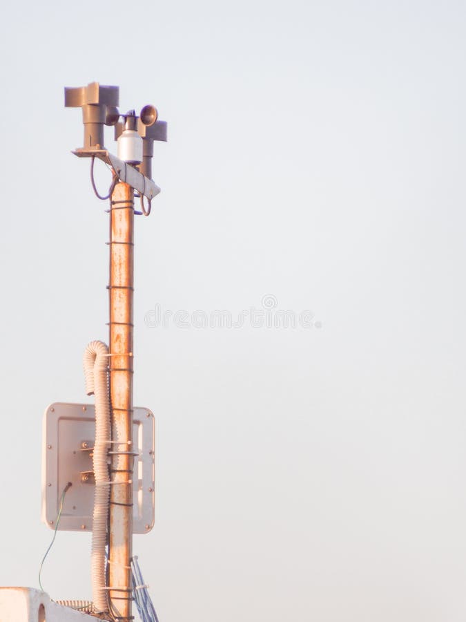 Industrial weather station stock photo. Image of climatology - 59742730