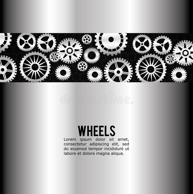 Industrial Wheel Design, Vector Illustration Stock Vector ...