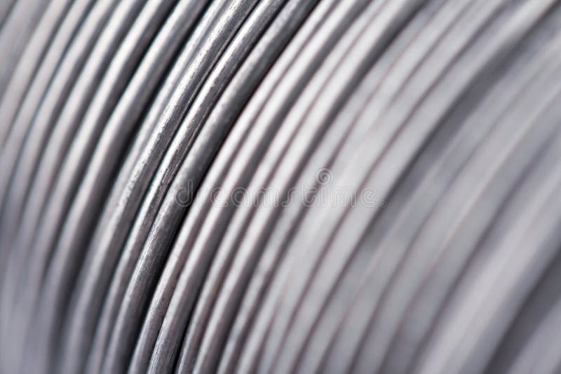 Steel Wire Cable Background Stock Photo - Image of grey, horizontal ...