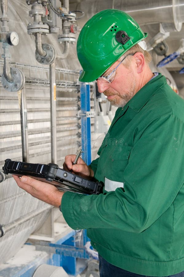 Industrial Worker, Inspector Stock Image - Image of frame, inspect: 34377