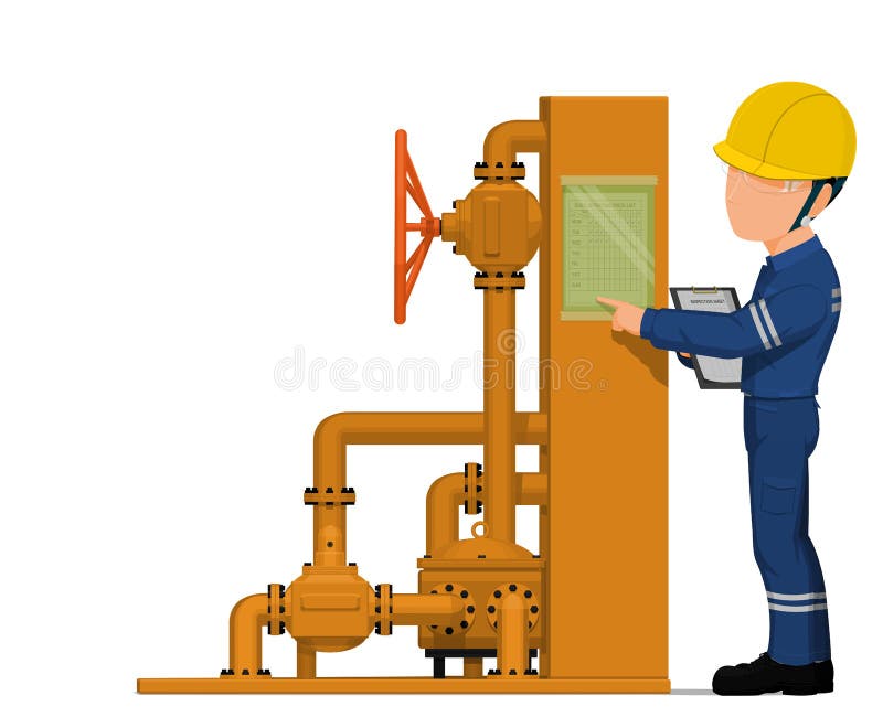 Industrial Worker Valve Stock Illustrations – 2,120 Industrial Worker ...