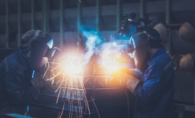 Industrial Worker Laborious at the Factory Stock Photo - Image of iron ...