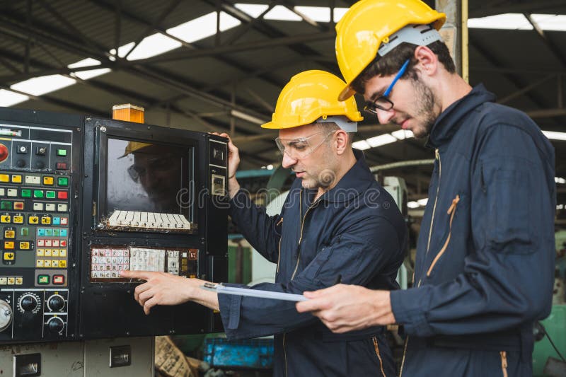 Industrial Workers are Working on Projects in Large Industrial Plants ...