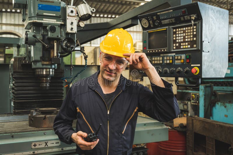 Industrial Workers are Working on Projects in Large Industrial Plants ...