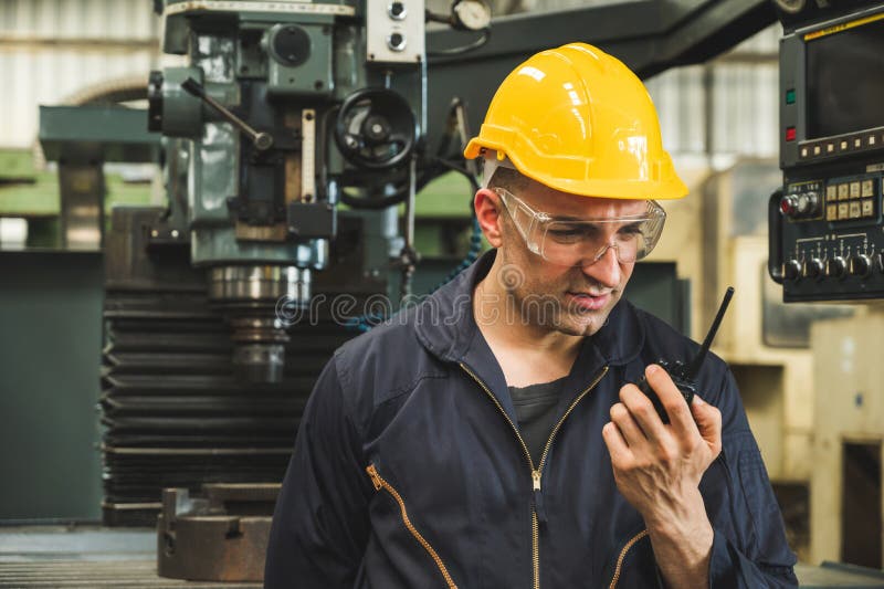 Industrial Workers are Working on Projects in Large Industrial Plants ...