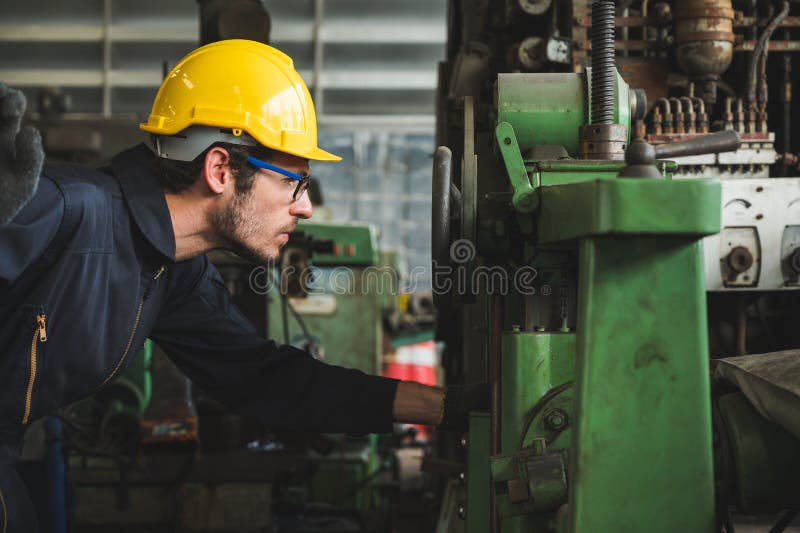 Industrial Workers are Working on Projects in Large Industrial Plants ...