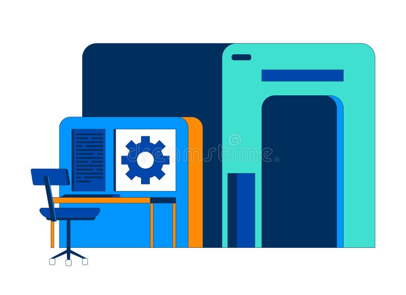 Technical Workstation Stock Illustrations – 723 Technical Workstation ...