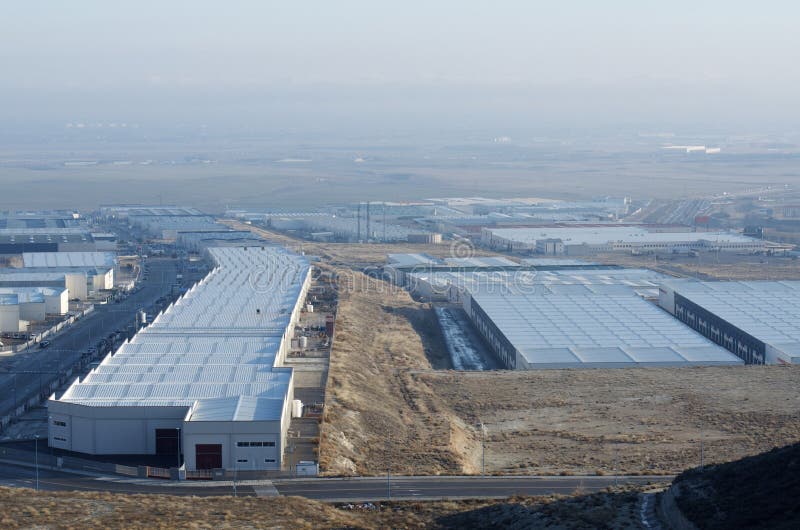 Industrial zone stock photo. Image of power, plant, aerial - 18037990