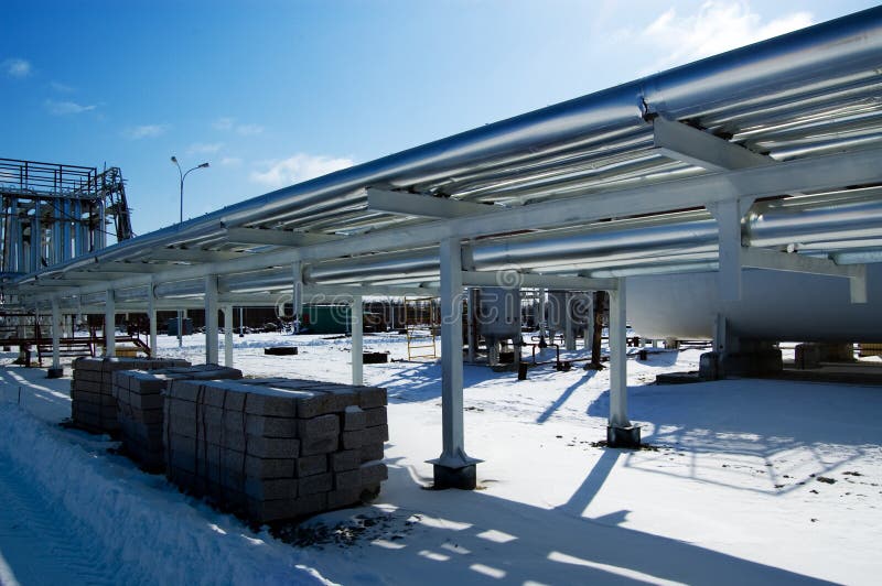 Industrial zone stock image. Image of industry, white - 4944569