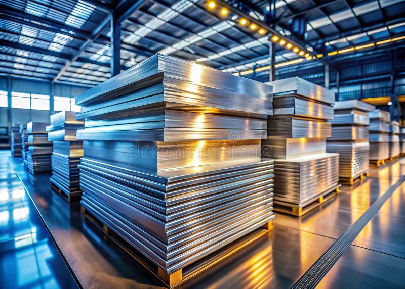 IndustrialGrade Silver Metal Sheets Ready for Precision Manufacturing a ...
