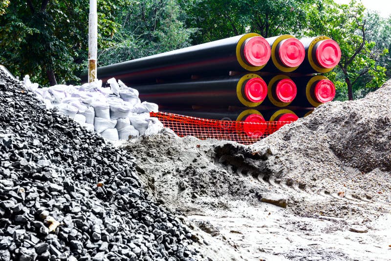 Industrially Isolated Pipes Stock Photo - Image of construction ...