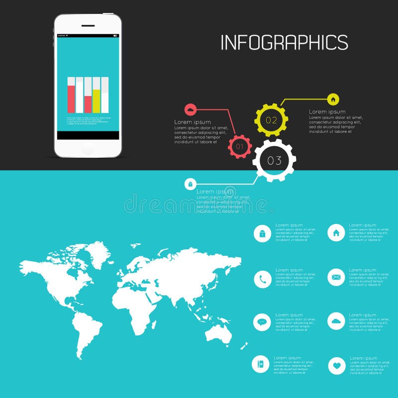 Industrie Informatique Infographic Illustration de Vecteur ...
