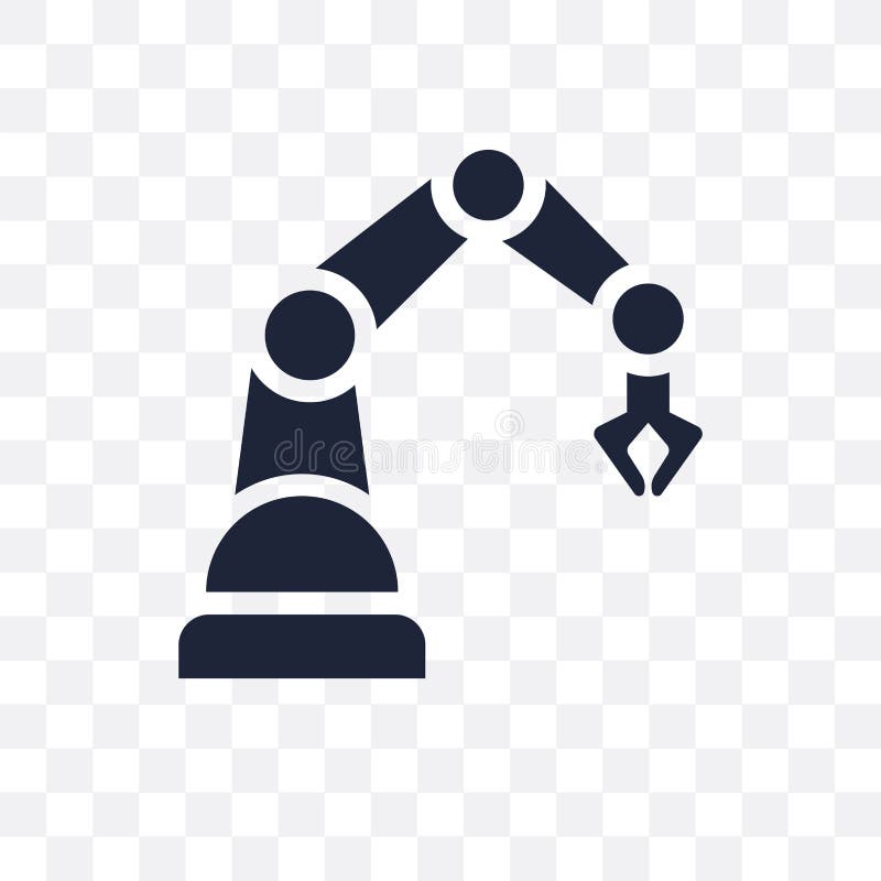 Industrieel Robot Transparant Pictogram Industrieel Robotsymbool Desig ...