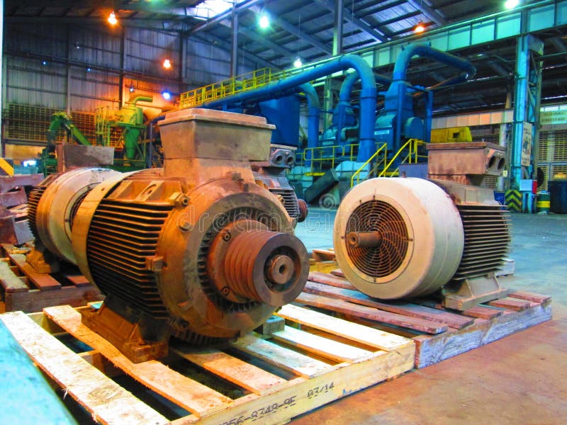 Industrielle Elektromotoren Stockbild - Bild von tragen, elektrisch ...