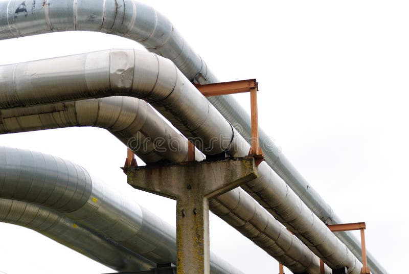 Industrielle Rohrleitungen Bild. Bild: 6353570