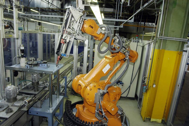 Industrieroboter editorial photo. Image of intelligence - 294763151