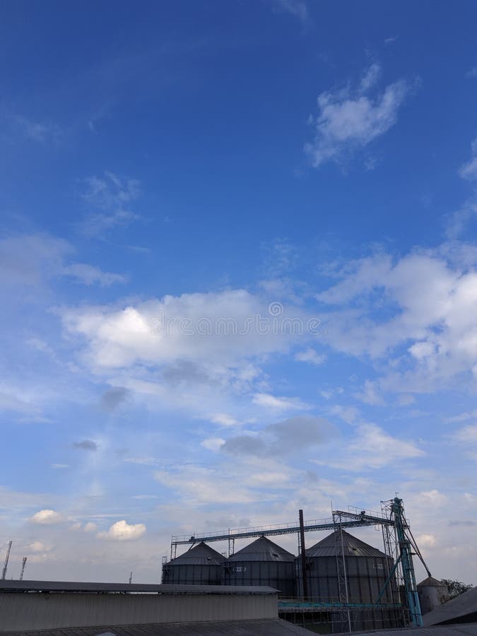 Industries Factory Sky Cloud Theme Stock Image - Image of theme ...