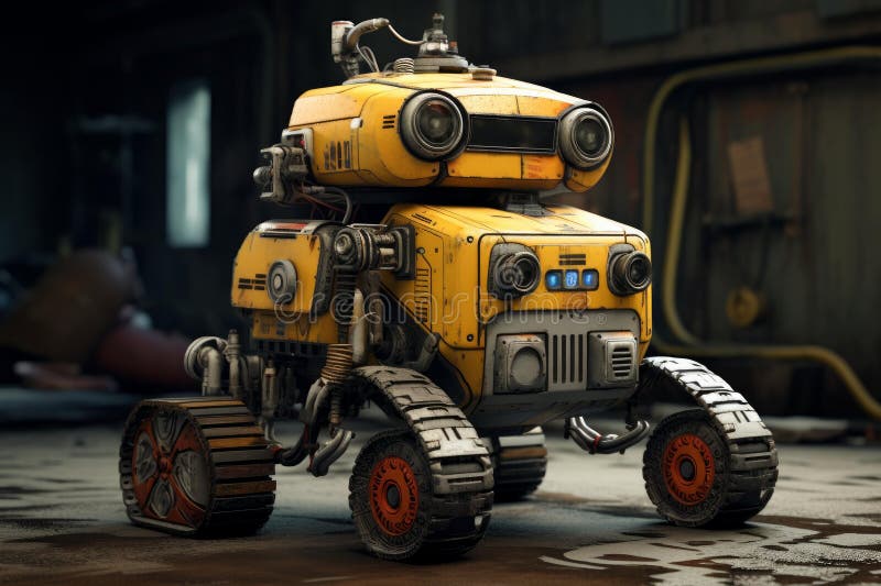 Industrious Robot Hand Assembly Car. Generate Ai Stock Illustration ... Industrious Robot Hand Assembly Car. Generate Ai Stock Illustration ...