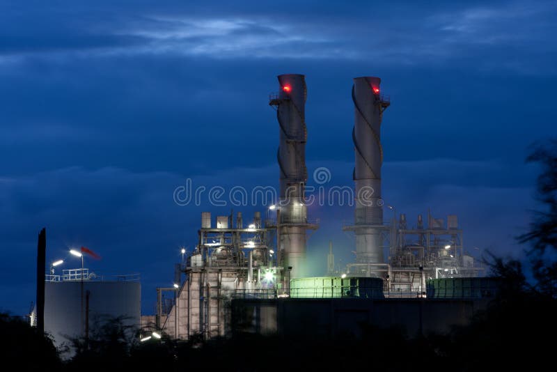 Coal mine at night stock photo. Image of manufacturing - 8995860