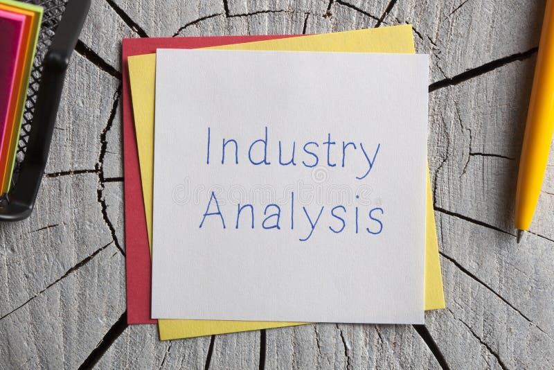 Industry Analysis Written on a Note Stock Photo - Image of analysis ...
