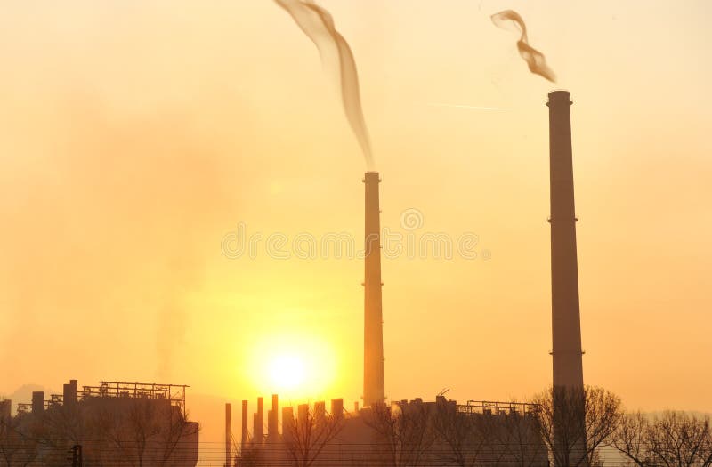 Industry, big chimney stock photo. Image of factory, revolution - 23355460