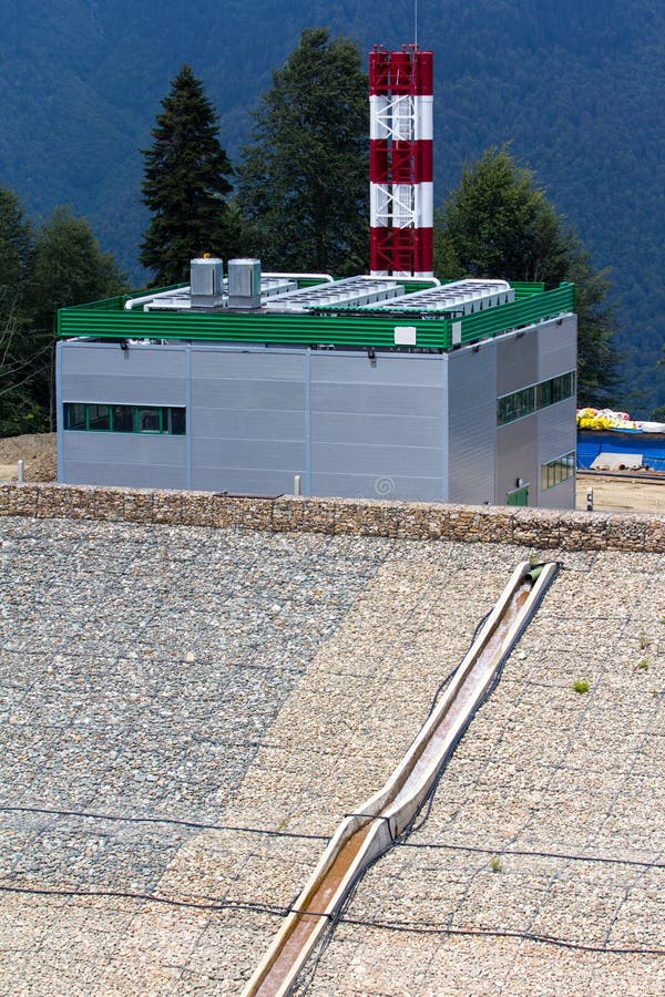 Industry Building, Boiler House Stock Image - Image of building ...