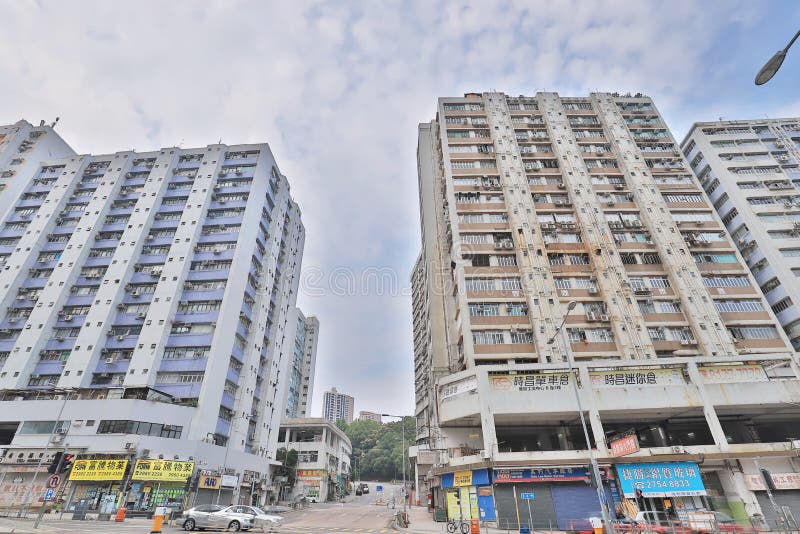 An Industry Building at Business Area Fo Tan Editorial Image - Image of ...