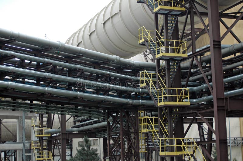 Industry buildings stock photo. Image of bush, factory - 23192476