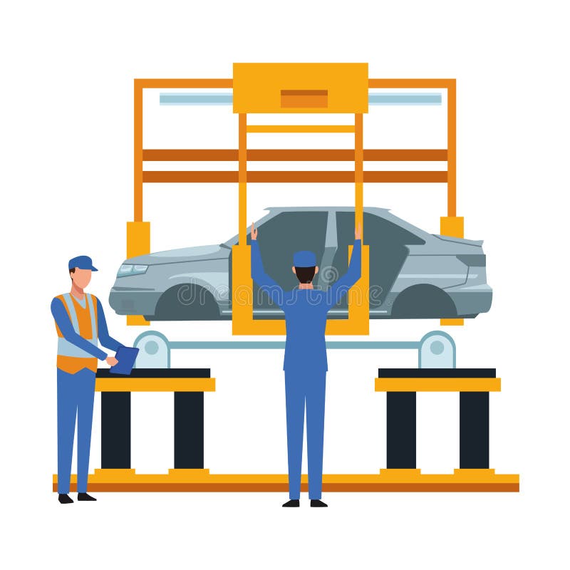 Assembly 3D Cartoon Character Stock Illustration - Illustration of like ...