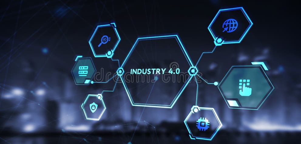 Industry 4.0 Cloud Computing, Physical Systems, IOT, Cognitive Computing Industry Stock ...