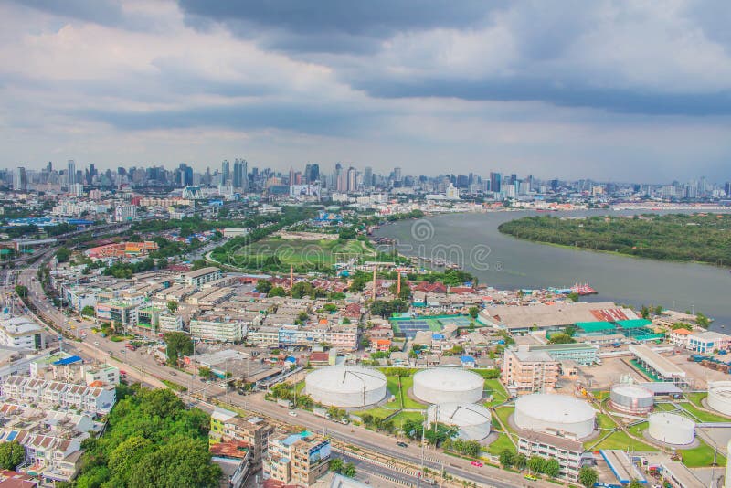 Industry and the Community on the River Stock Photo - Image of arches ...