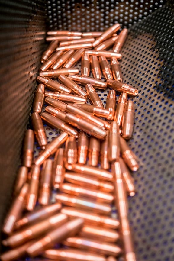 Industry Copper cap tips stock image. Image of industrial - 79182883