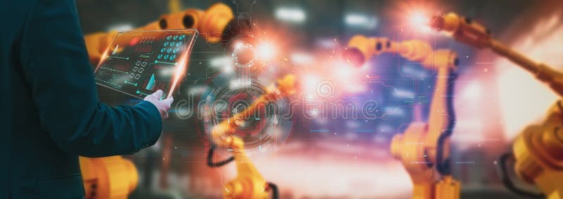 Industry Engineer Construction,using Smart Tablet,control Automation ...