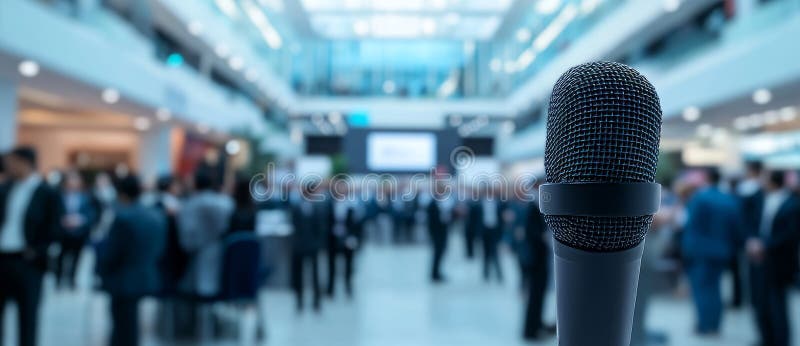 Industry Experts Participate in a Panel Discussion at a Business ...
