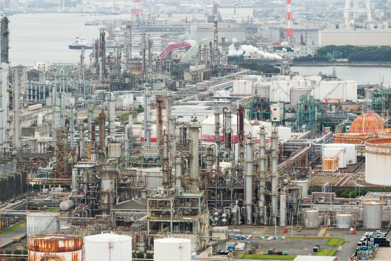 Industry factory stock image. Image of light, asian, machine - 83296153