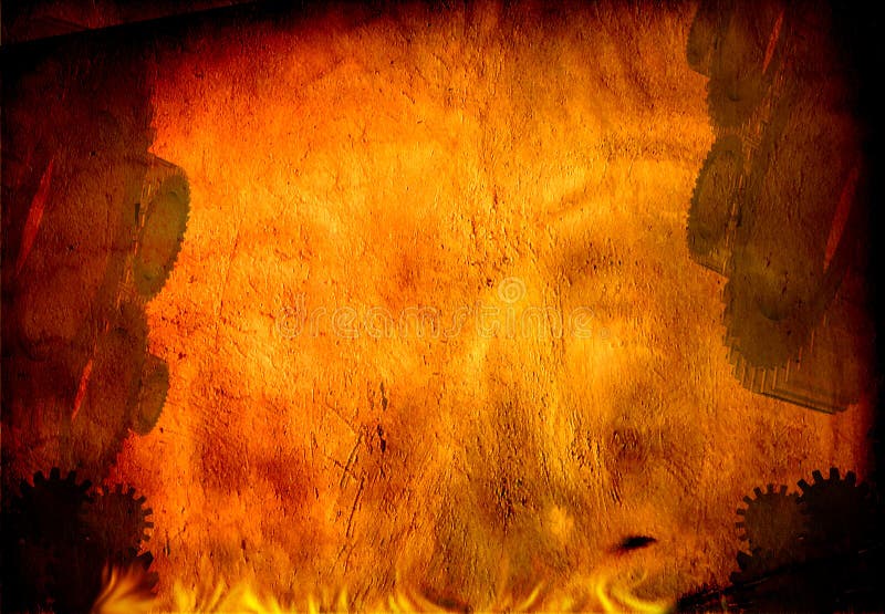 Industry grunge with fire stock photo. Image of grunge - 2882190