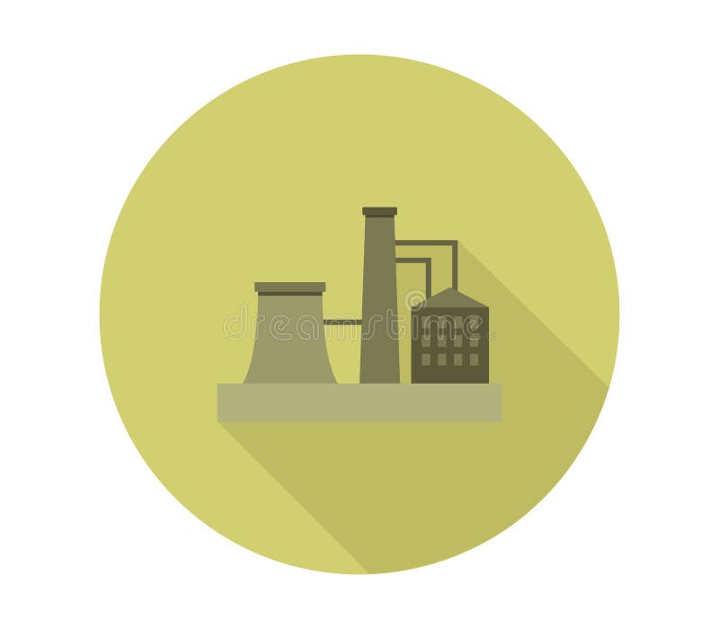 Industry Icon Illustrated in Vector on White Background Stock ...