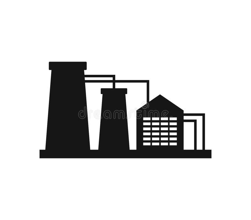 Industry Icon Illustrated in Vector on White Background Stock ...