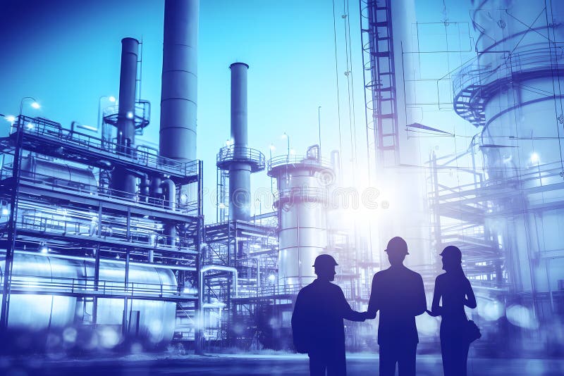 Industry Maintenance Engineer. Neural Network AI Generated Stock Image ...