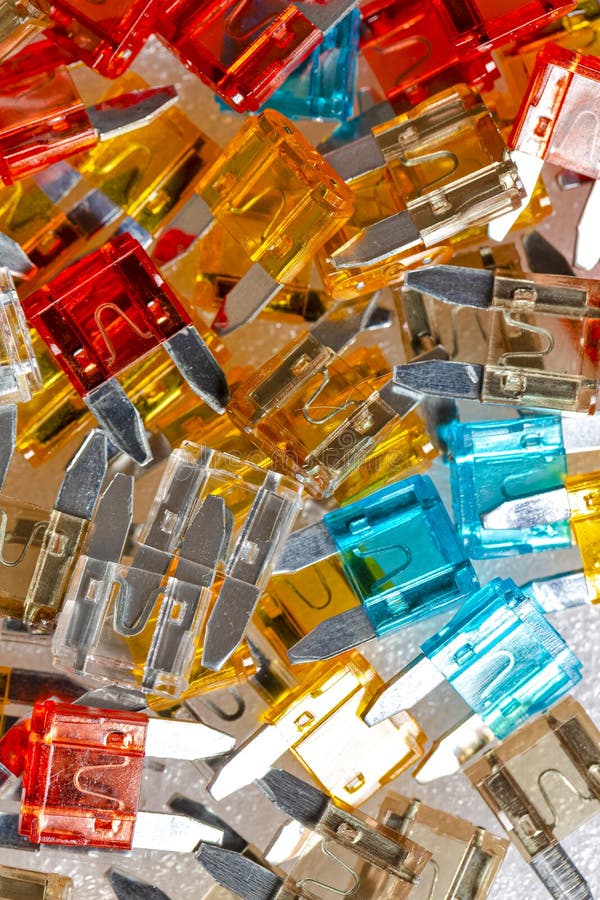 Industry Microelectronics Ideas. Closeup Shot of Batch of Colorful ...