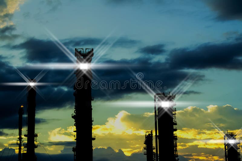 Industry Night stock photo. Image of manufacturing, metal - 56455404