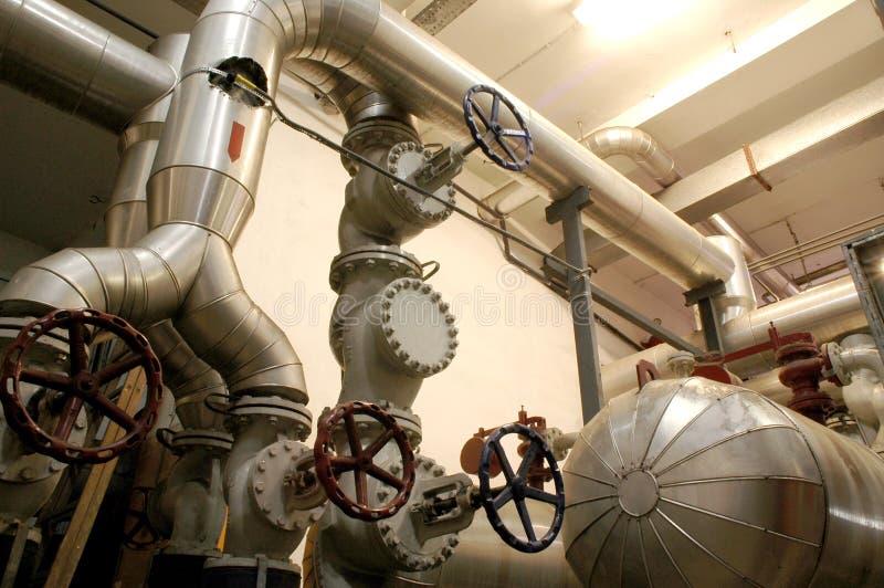 Industry Pipes and Industry Systems Stock Image - Image of system ...