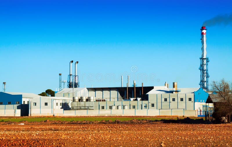 Industry plant near field stock image. Image of outside - 52039435