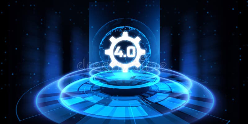 4.0 Industry Smart Manufacturing Innovation Technology Concept Stock ...